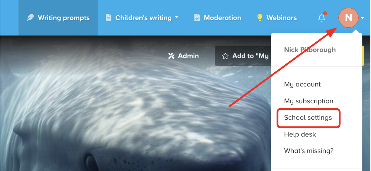 Pobble 365 school subscription - setting up your school.