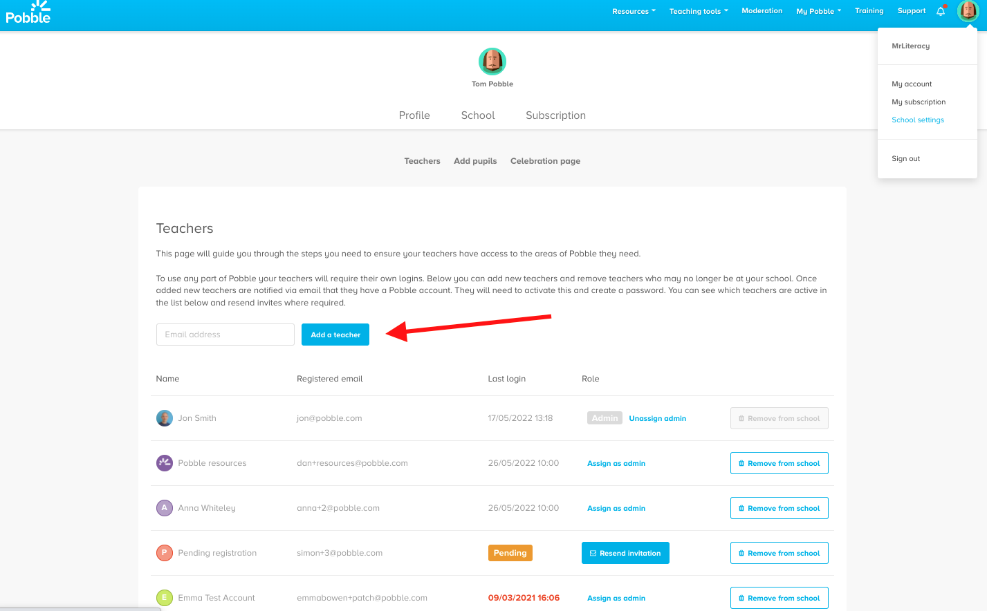 A Comprehensive Guide to Setting Up Your School on Pobble